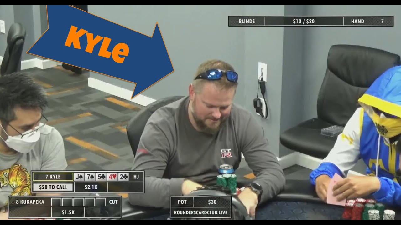 2-7 TD: Kyle is still drawing 1 card on third while Scoop stands pat ...