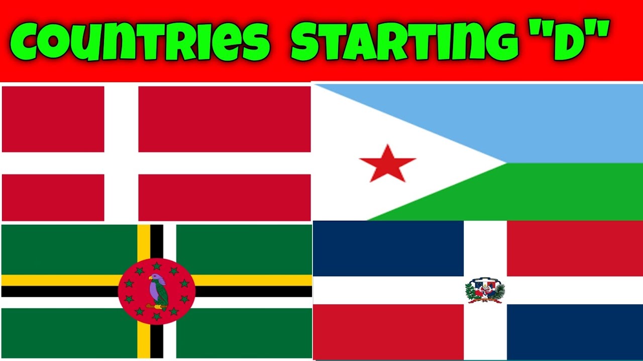Names of countries starting with letter D Easy Medium Hard Flag Quiz ...
