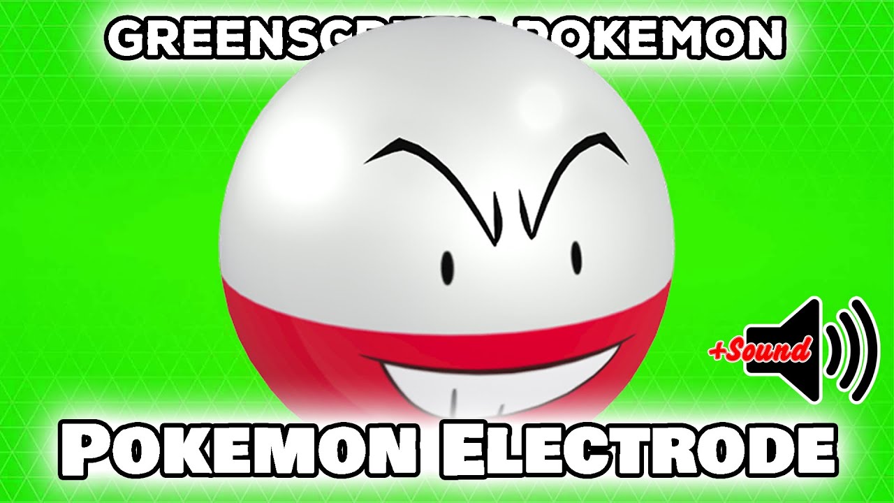 Pokemon Electrode | GreenScreen | Pokémon GO | 👍POGO - YouTube
