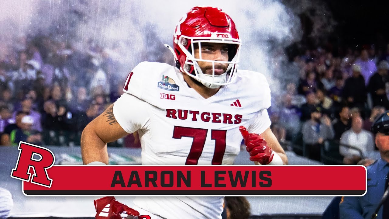 2025 SENIOR HIGHLIGHTS: DL Aaron Lewis | Rutgers Football - YouTube