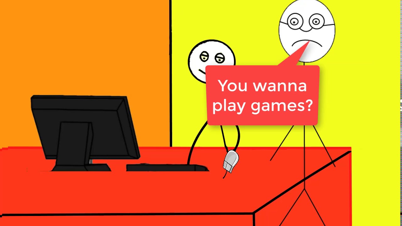 When a gamer get disturbed! By- Billy Stickman - YouTube
