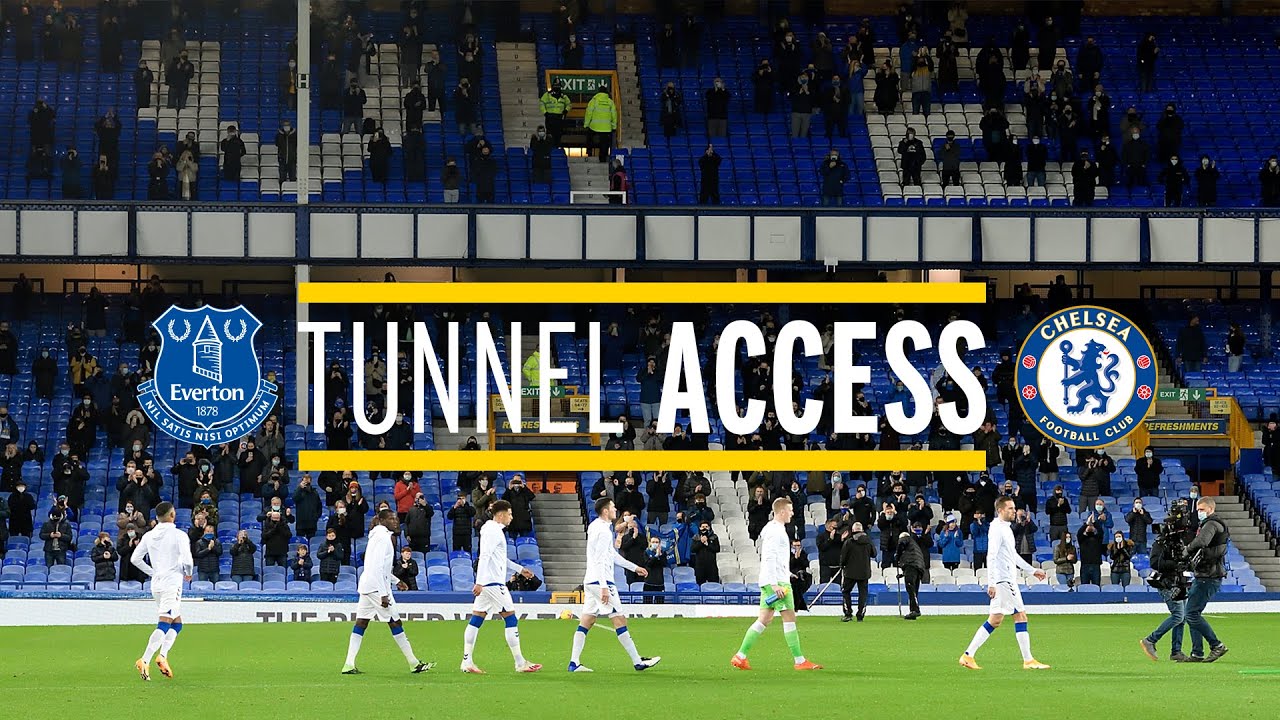 FANS RETURN TO GOODISON! | TUNNEL ACCESS: EVERTON 1-0 CHELSEA - YouTube