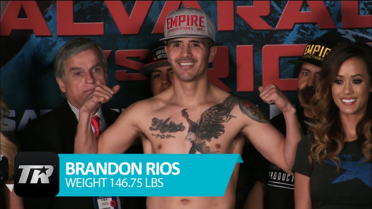 BRANDON RIOS VS. MIKE ALVARADO 3 WEIGH IN RESULTS FULL VIDEO HIGHLIGHTS ...