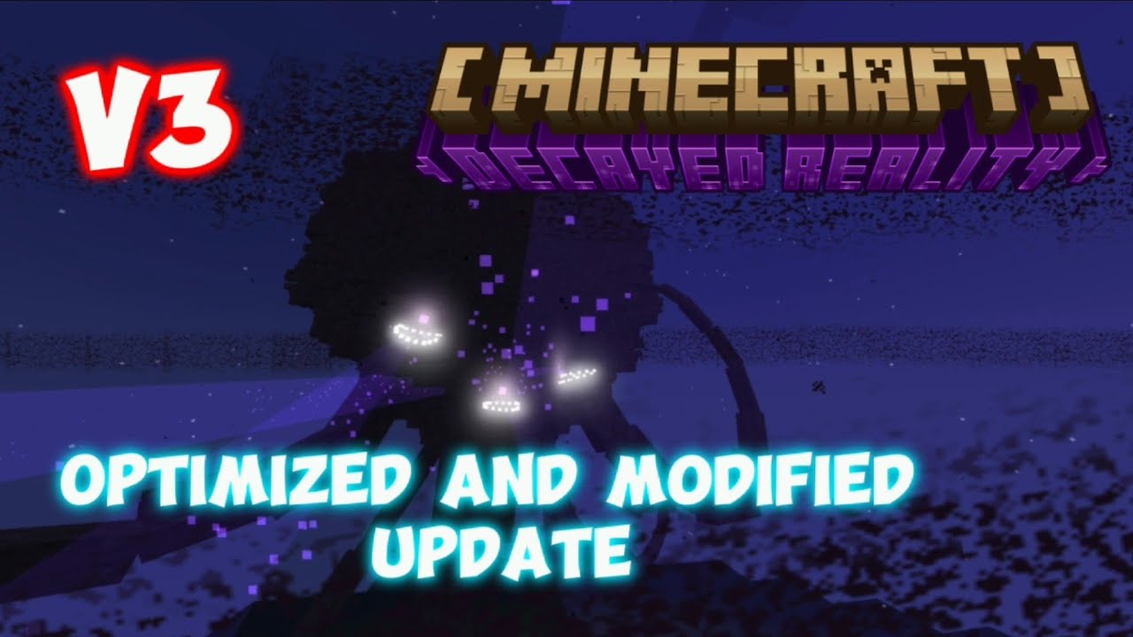decayed reality optimized and modified update | minecraft - YouTube