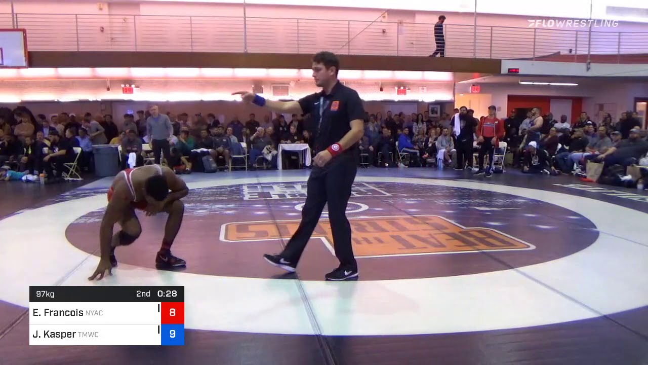 97 Kg Prelims Enock Francois New York Athletic Club Vs Jacob Kasper ...