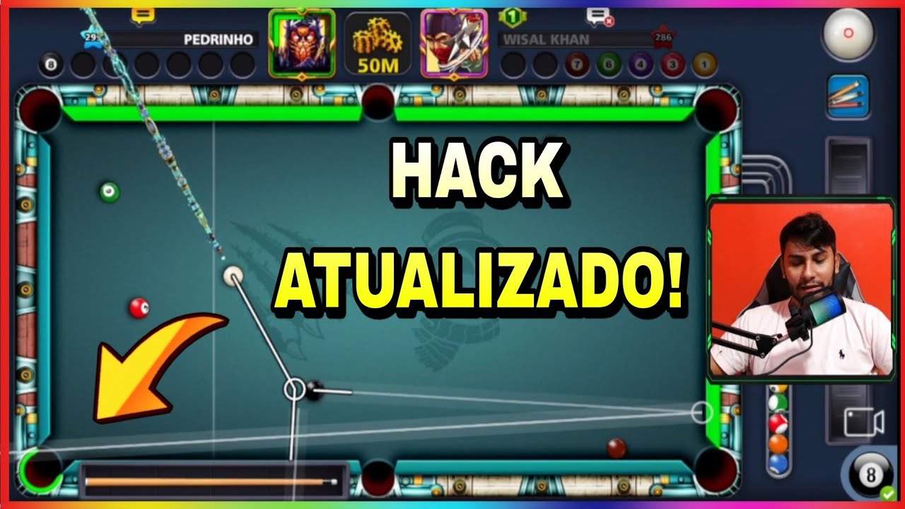 SAIU! NOVO HACK DE TABELAS E MIRA INFINITA ATUALIZADO NO 8 BALL POOL 2025 - YouTube