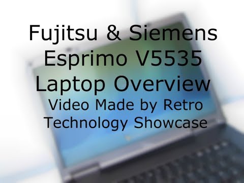 Fujitsu & Siemens Esprimo V5535 Laptop Overview. - YouTube