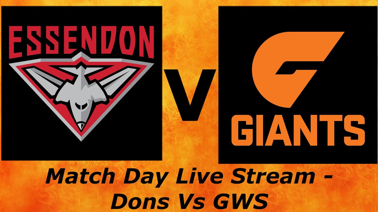 Dons Vs GWS - Match Day Live Stream - YouTube
