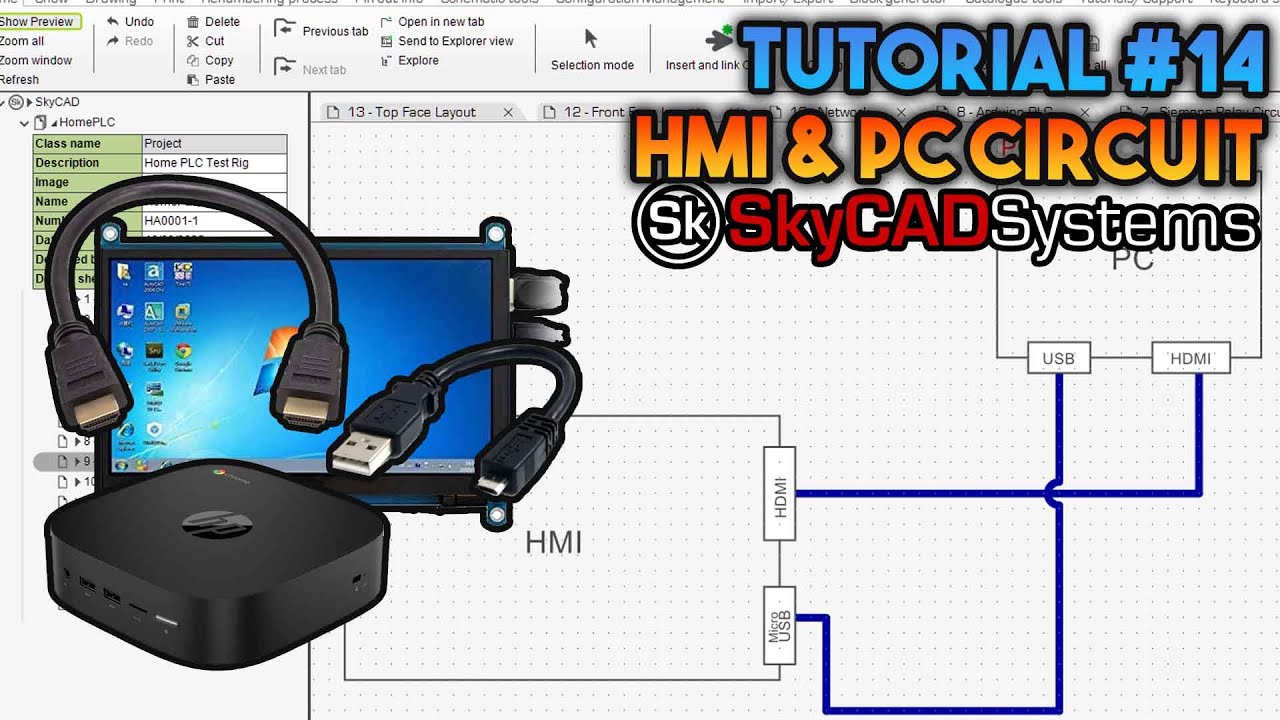 How I Create Electrical Schematics For Free Using SkyCAD: Tutorial 14 ...
