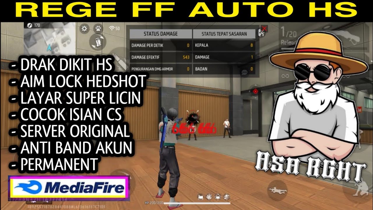 AIMLOCK VIP BRUTAL 99% BADAN HS‼️ REGE FF AUTO HEADSHOT 2025 -ANTI SERVER CHEAT & ANTI BANNED 😈 ...