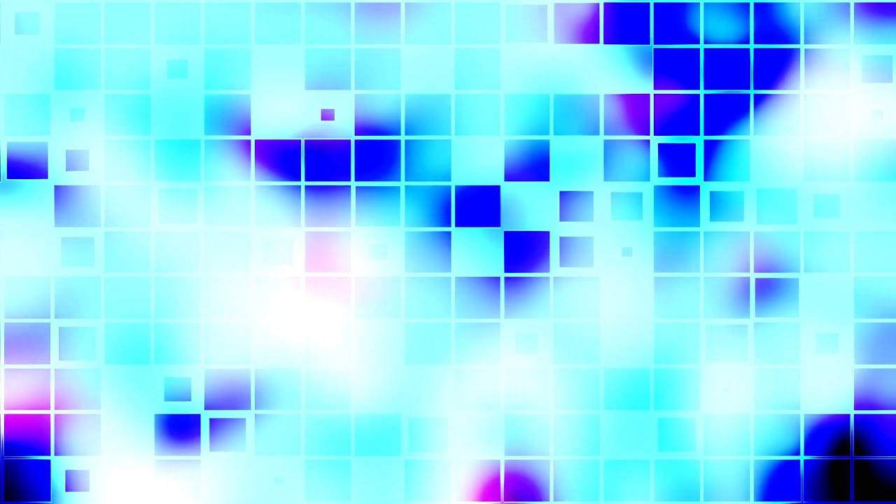 Video Blocks Blue Squares Animation - Free Overlay Stock Footage - YouTube