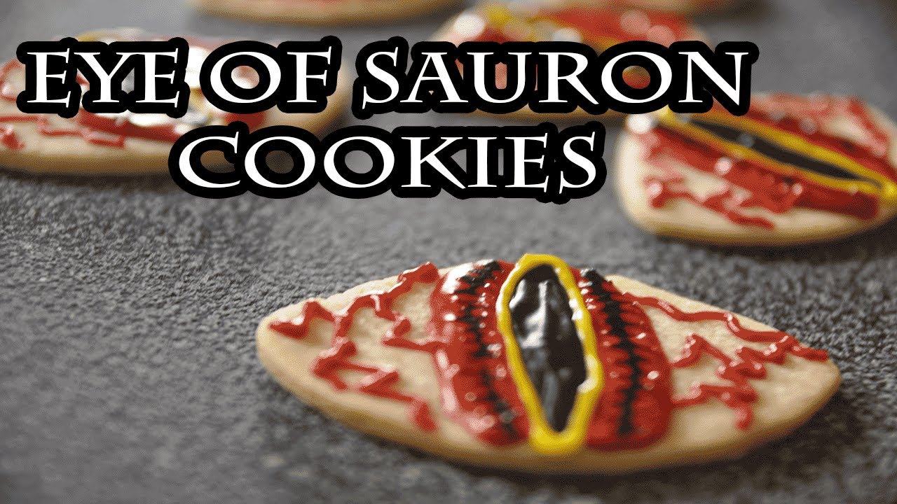 Eye of Sauron Cookies : A Hobbit Dessert Tutorial (TheVegetarianBaker ...