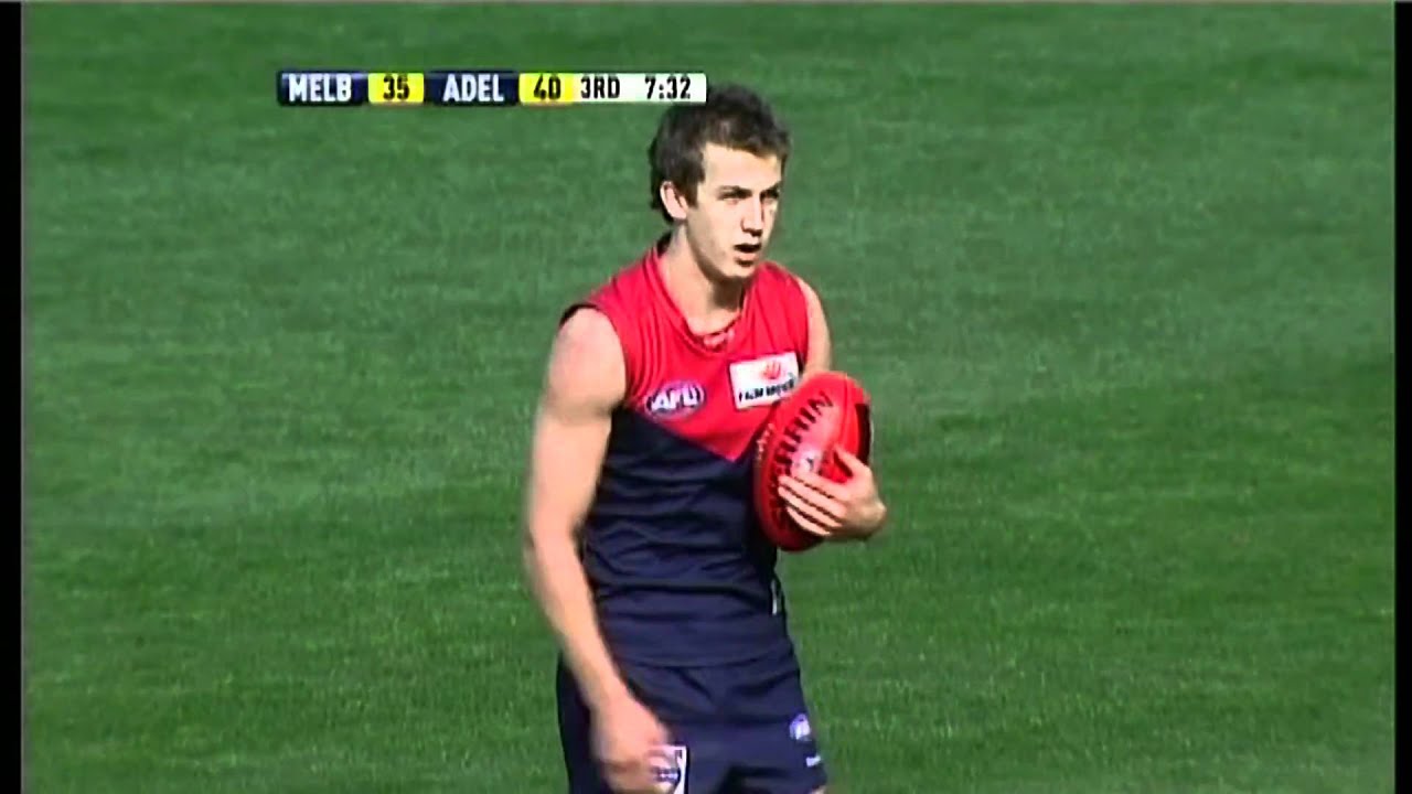 Jack Trengove's First Goal In AFL Football - Round 3, 2010 - YouTube
