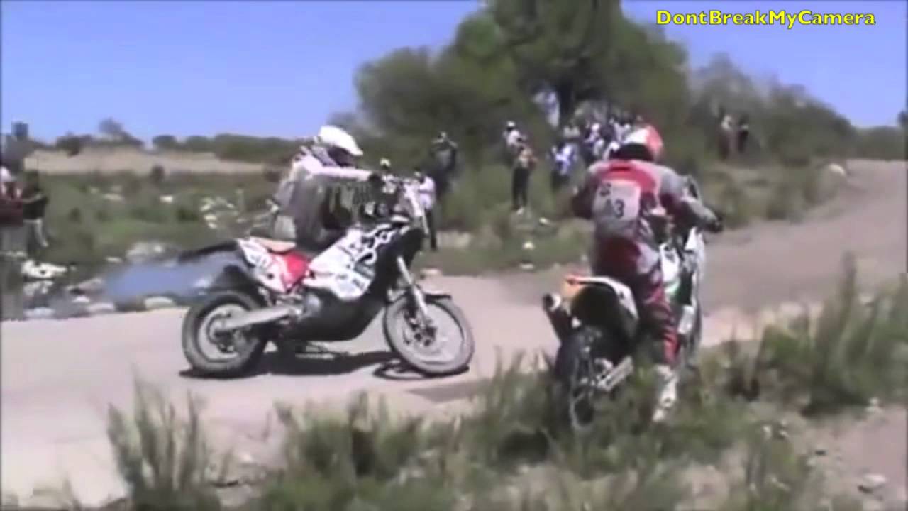 Motorcycle Fail and Falls Dakar Rally - YouTube