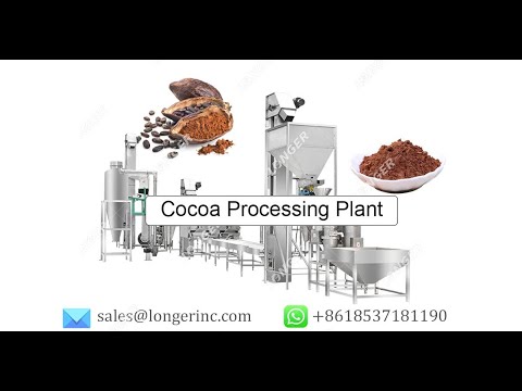 #Cocoa Processing Machine / Cocoa Powder Production Line - YouTube