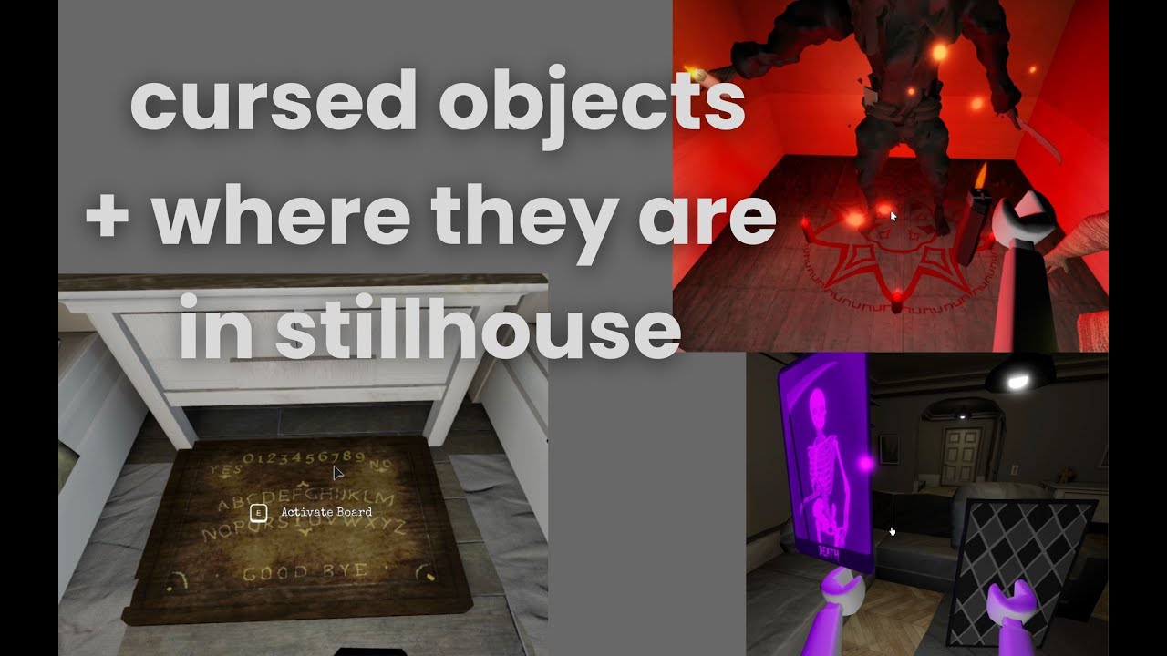 cursed objects + where they are in stillhouse | roblox blair .* - YouTube