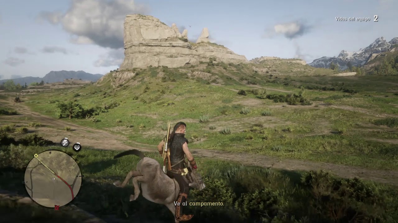 Red Dead Redemption 2 con el burro de shrek - YouTube