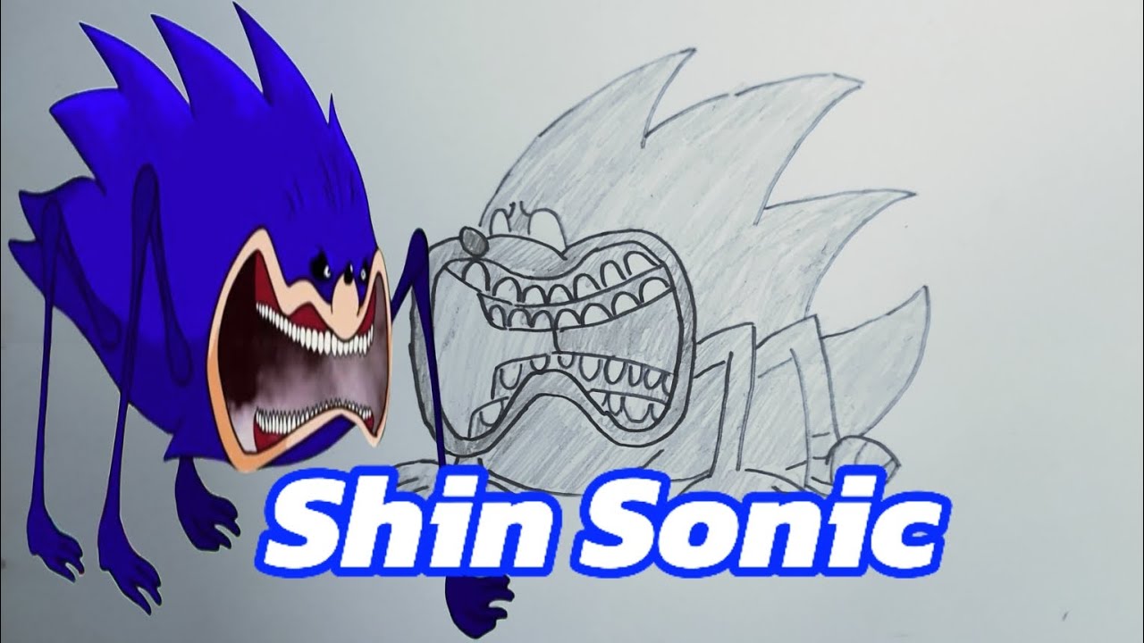 How To Draw Shin Sonic - YouTube