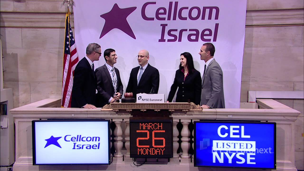 Cellcom Israel celebrates 5th-year anniversary of its listing and rings ...