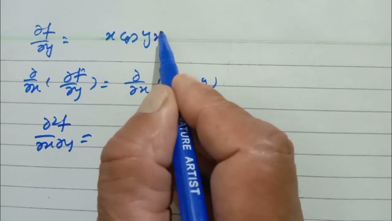 Thomas Calculus Exercise 14 3 Q 41 To 45 2nd Partial Derivatives Of Given Functions Youtube