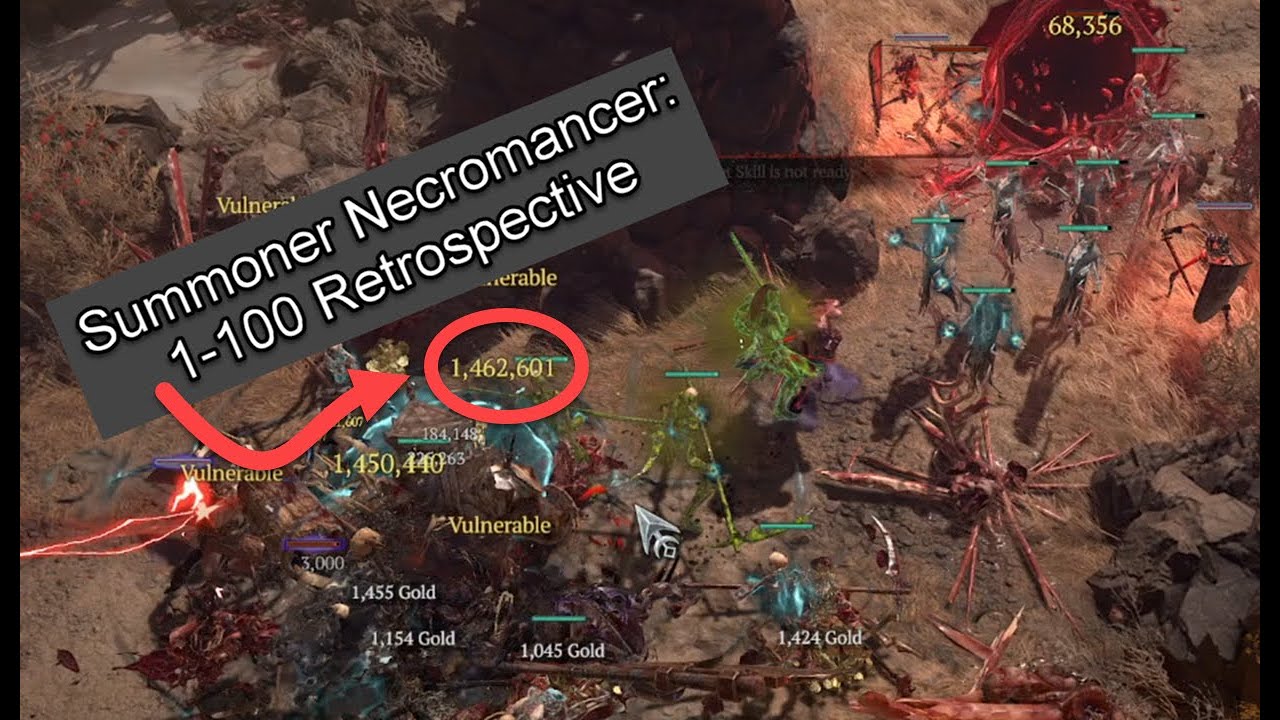 Summoner Necromancer thoughts from early game to level 100 - YouTube