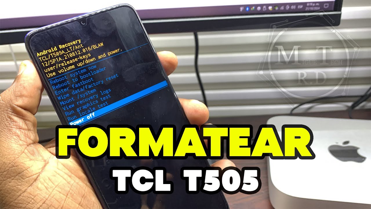 HARD RESET TCL T505 T509A 0OLVIDE LA CONTRASEÑA DE PANTALLA HARD RESET ANDROID - YouTube