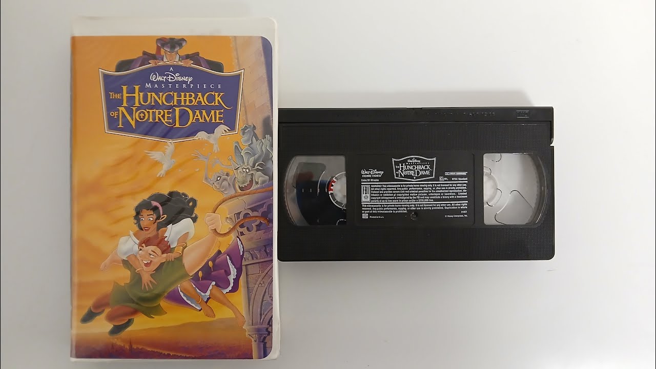 Opening to The Hunchback of Notre Dame 1997 VHS 60fps - YouTube