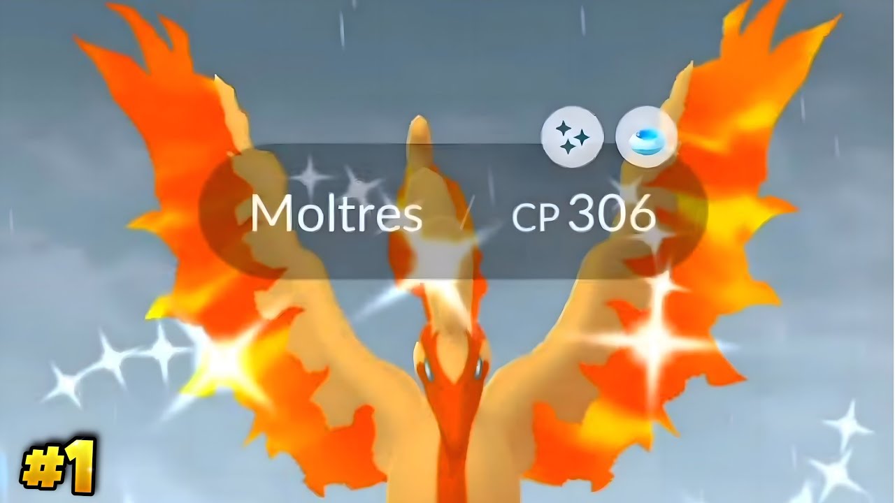 🤯😲World's first SHINY galarian moltres in pokemon go. - YouTube