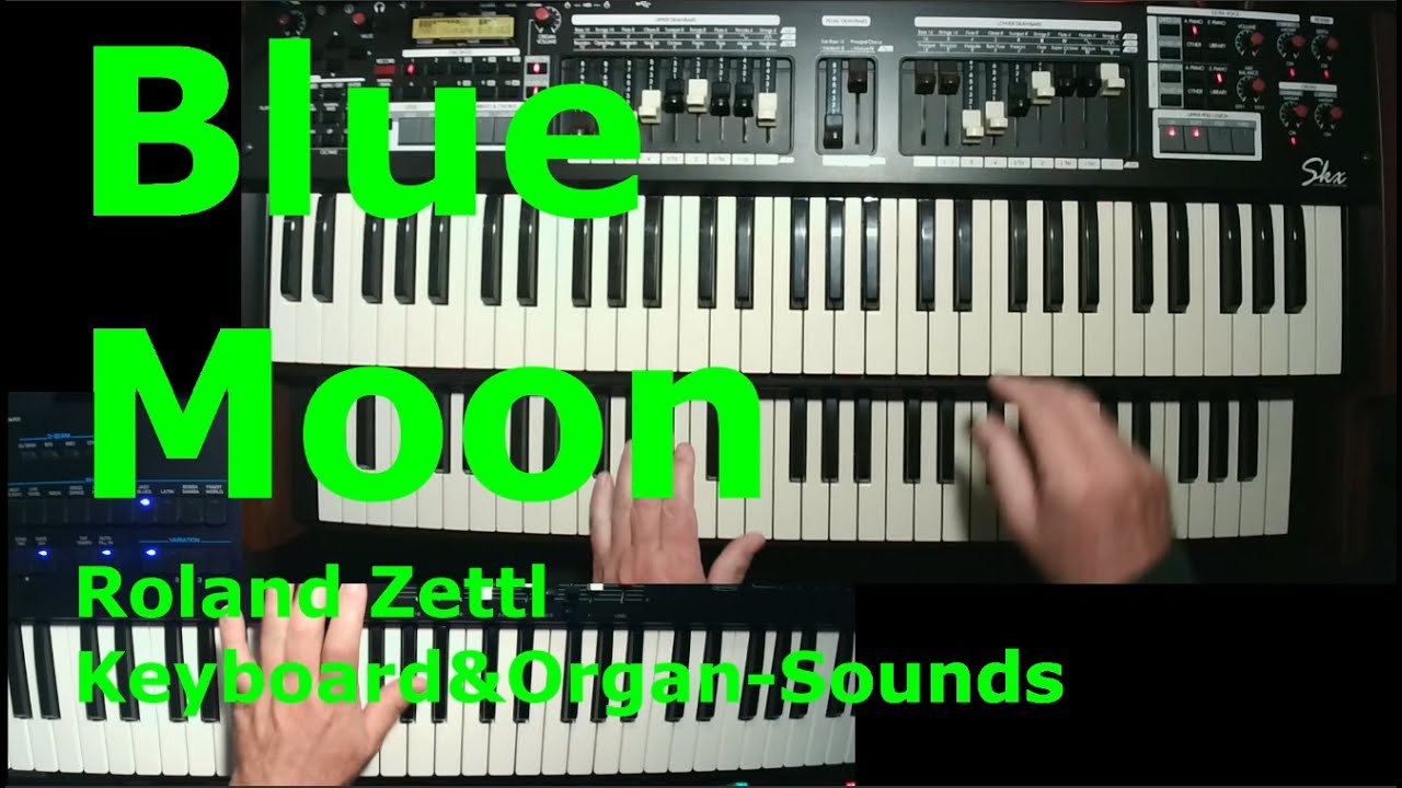 Blue Moon: Frank Sinatra (Cover mit Hammond SKX und Roland BK-9) - YouTube
