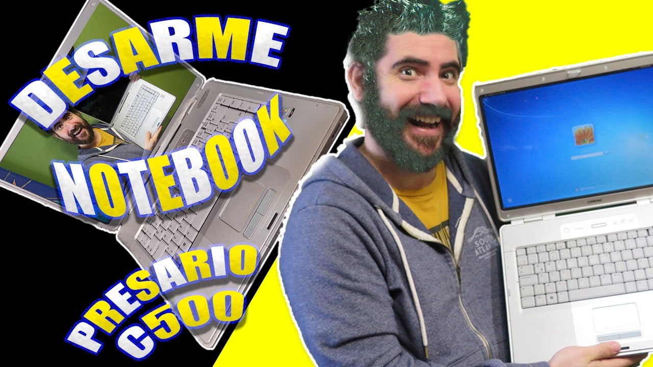 🧰 Desarmar Notebook💻 Compac Presario C500 Paso a paso!!🤪 - YouTube