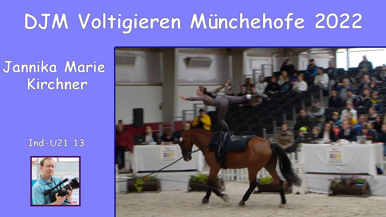 Jannika Marie Kirchner - Ind-U21 13 - DJM Münchehofe 2022 - YouTube
