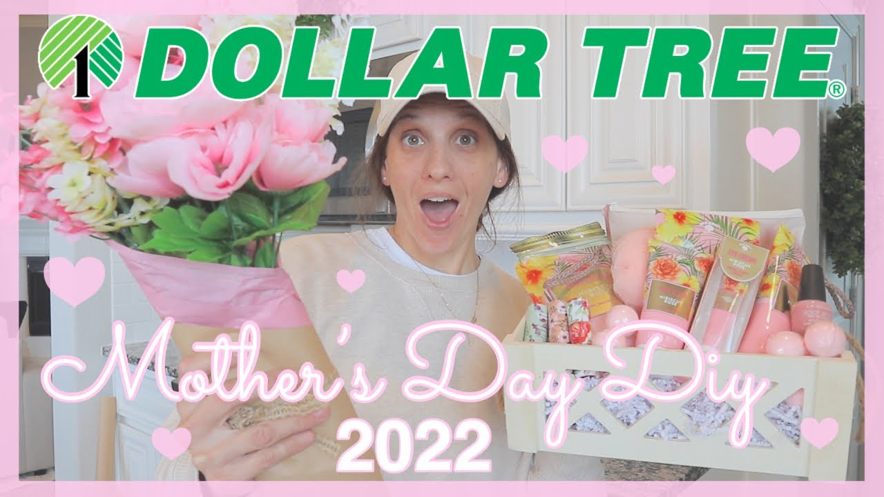 *BRAND NEW* DOLLAR TREE HAUL & DIY | Mother's Day Gift Basket & Flower ...