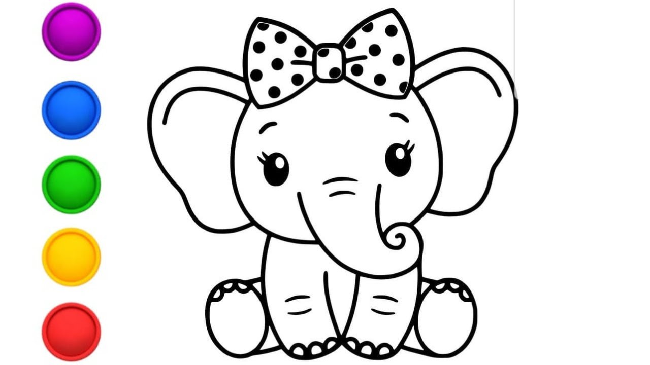 Elephent drawing easy || easy drawing for kids || drawing easy ...