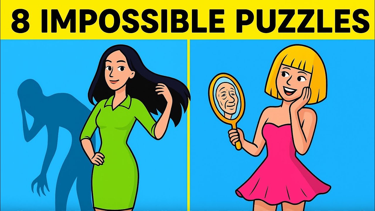 8 Impossible Puzzles in One Video!Can you solve every puzzle before the ...