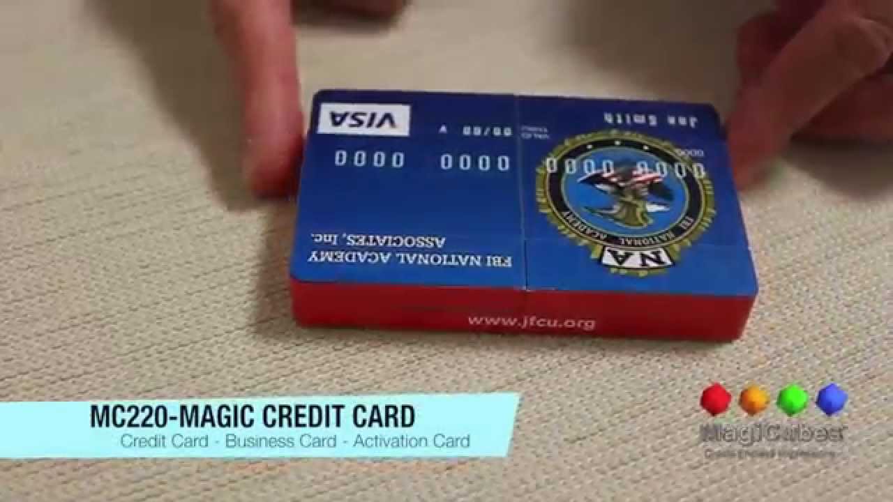 MC220-Magic Credit Card by Magic Cubes® - YouTube