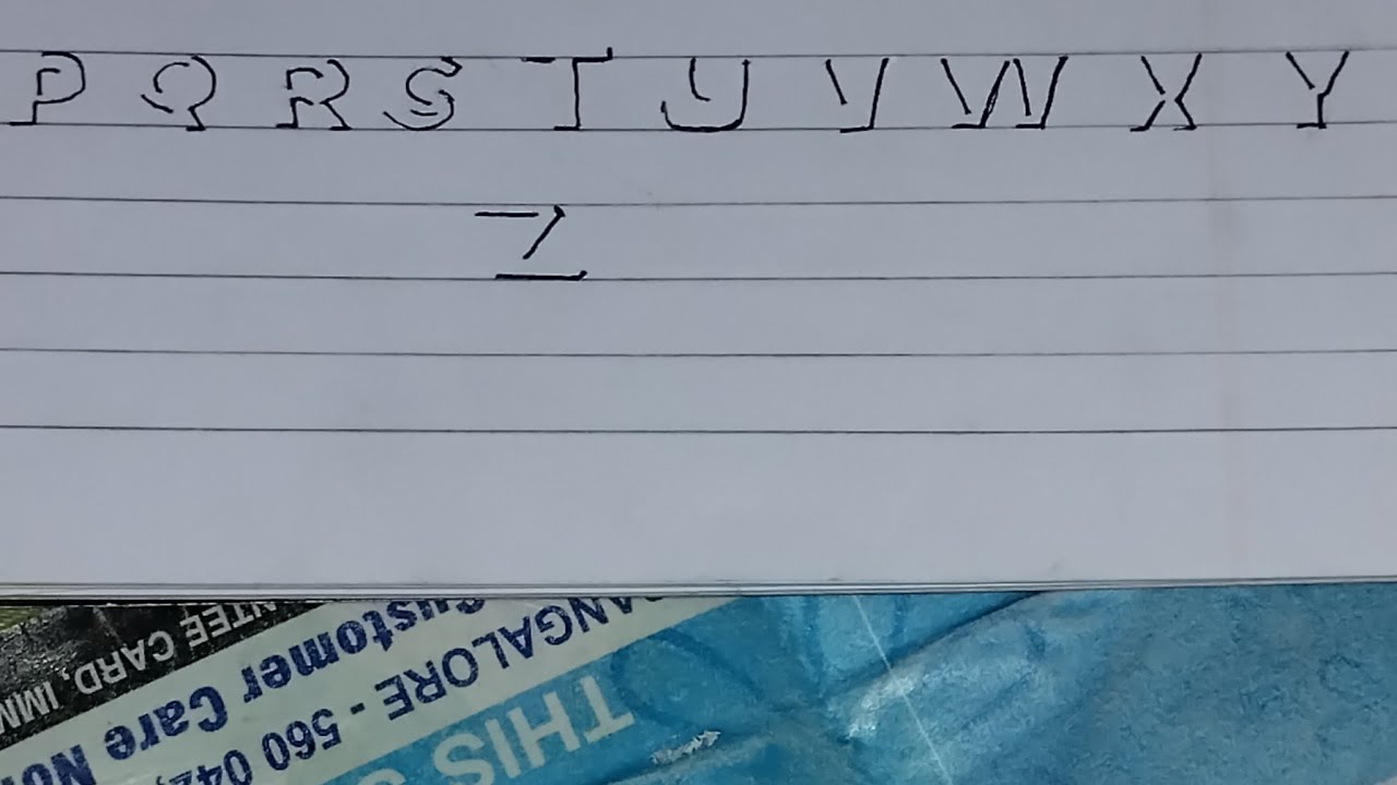 how to draw 3D shadow letters | A-Z #youtubevideos #3dshadowlettering ...