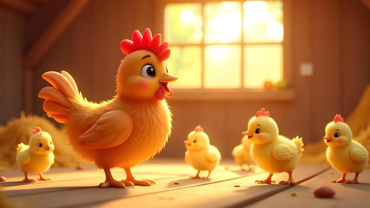 Hen's Happy Song | Kids Poem & Nursery Rhyme | Toddler Sing Along (Loop ...