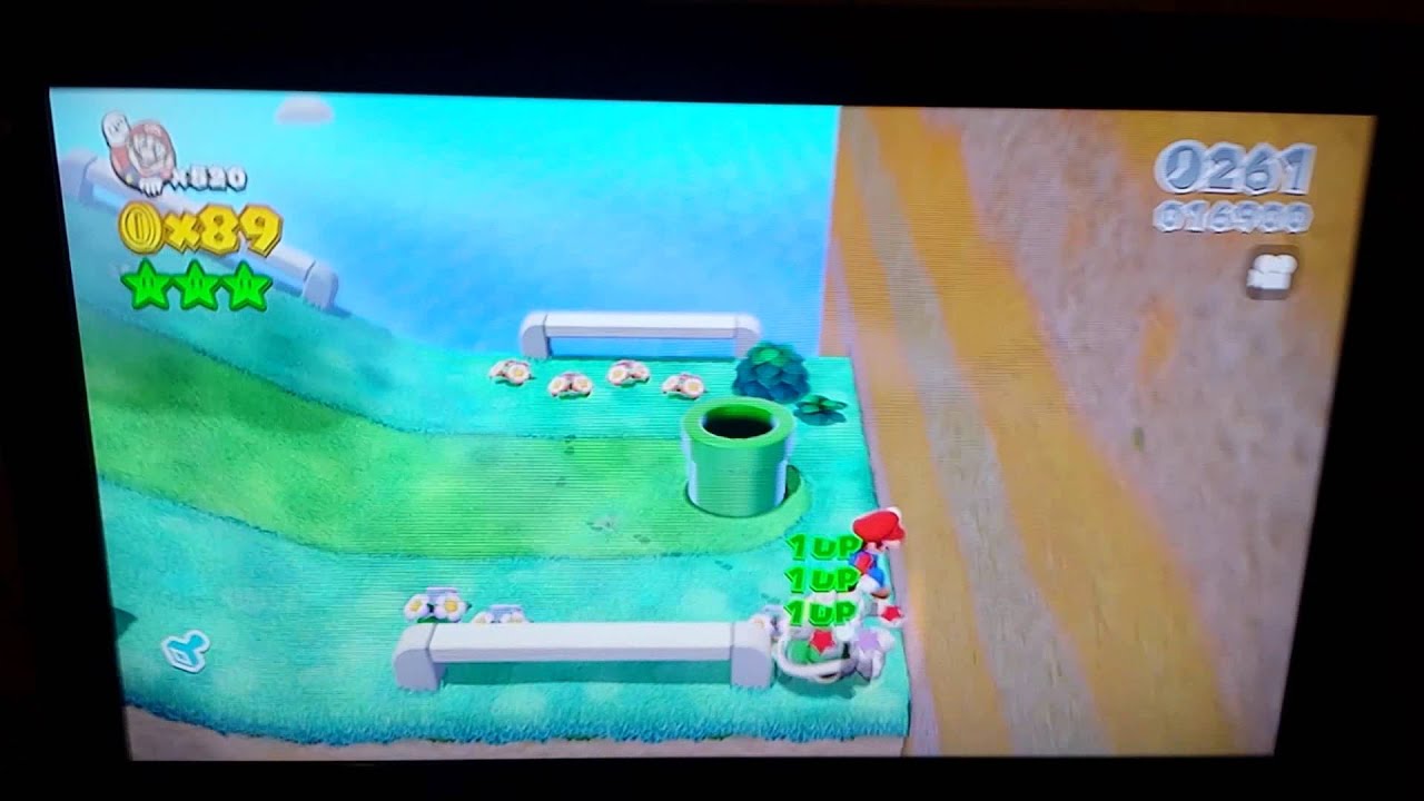 Super Mario 3D World 1up trick - YouTube