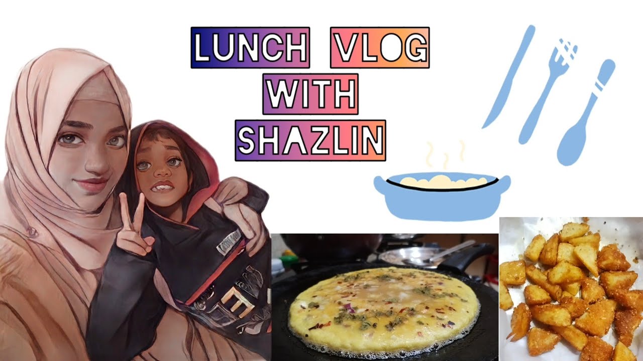 #LunchVlog 🍽️ with #Shazlin 🧑🏻‍🍳 | #CrispyPotato #Omelette | # ...
