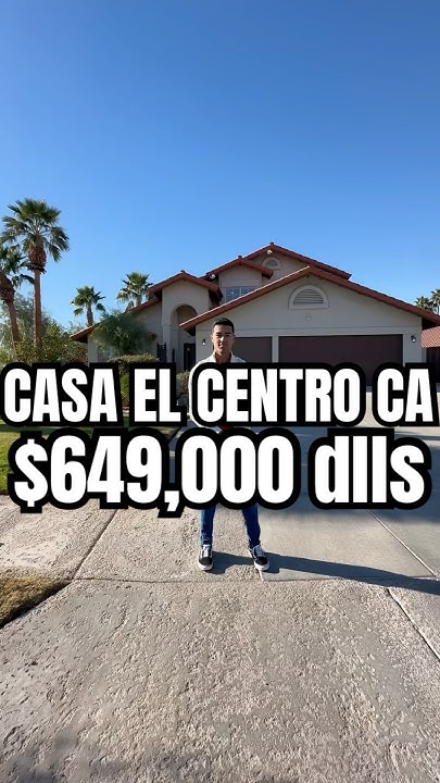 ¿Cuanto crees que vale esta casa en El Centro California? 🇺🇸 # ...