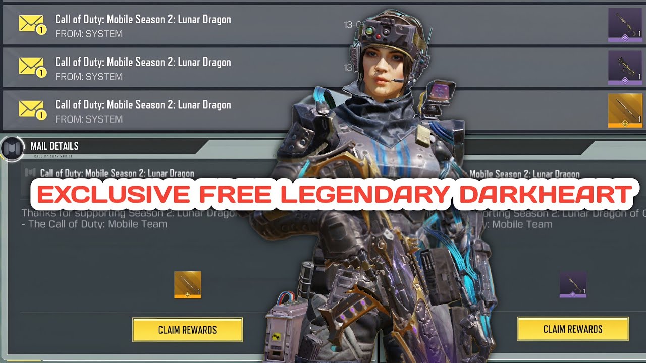 *FREE* Exclusive Free Legendary Darkheart + CBR4 Flawless Weapon and By15 Ams pro grade Codm ...
