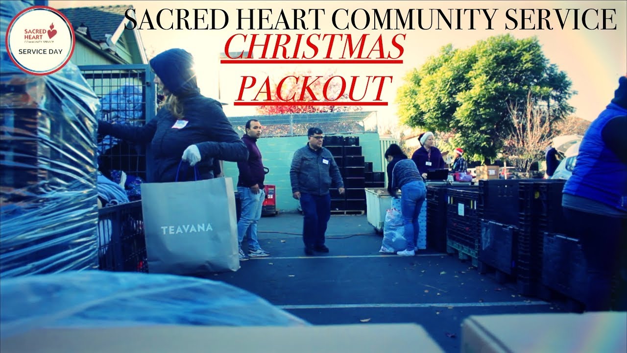 Sacred Heart Community Service | Christmas Packout - YouTube