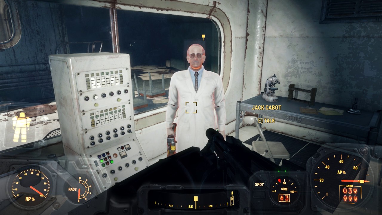 Fallout 4 TALK TO JACK CABOT ABOUT THE ARTIFACT - YouTube