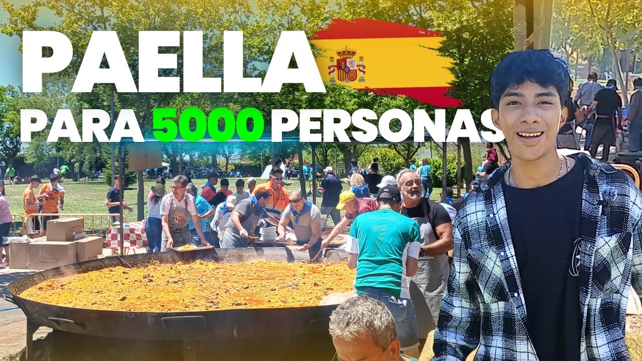 ASI es una PAELLA GIGANTE en España / La paella mas gigante de ...
