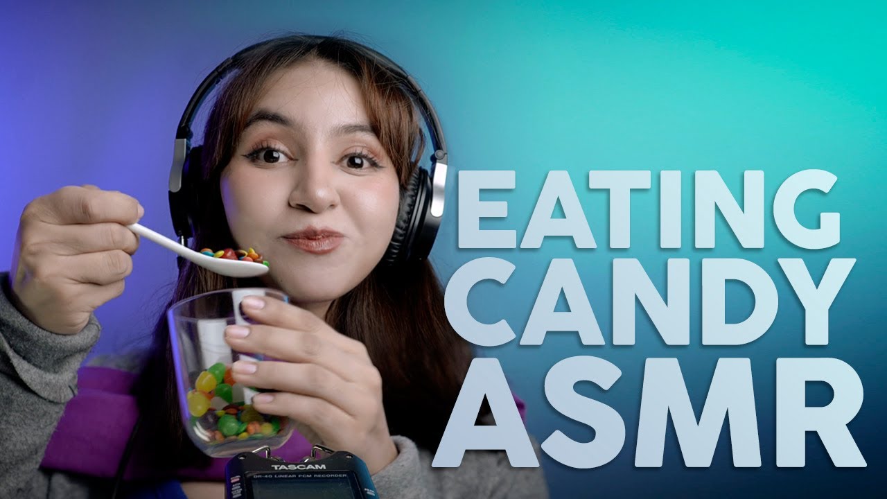 4K ASMR Candy Mixing Rattling Triggers, Eating and Chewing Sounds ...