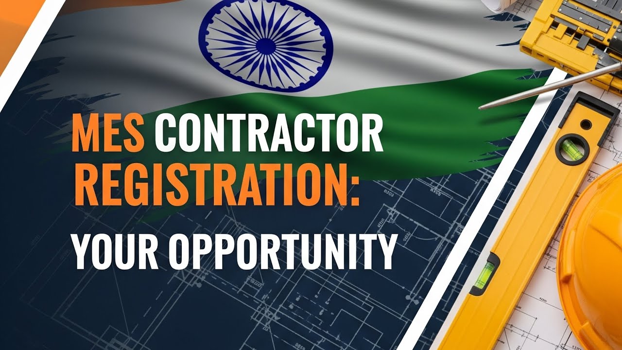 MES Contractor Registration Process, ठेकेदार रेजिस्ट्रेशन प्रक्रिया#MES ...