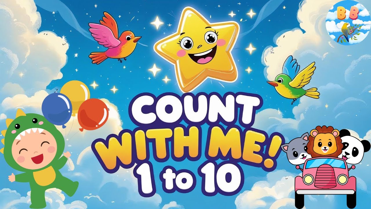 Count With Me! Stars, Birds & More | Numbers 1 to 10 - YouTube