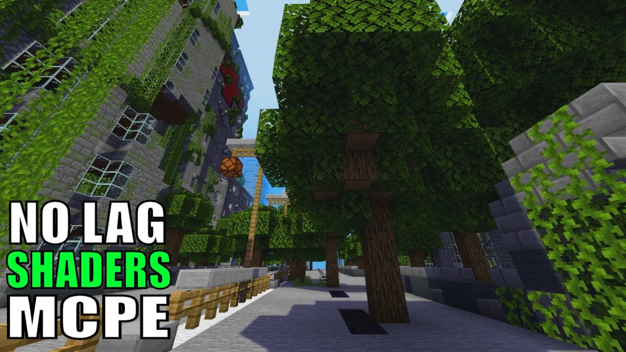 Minecraft Pe ESTN SHADERS NO LAG for Low-End Devices | MCPE 1.12 / 1.13 ...