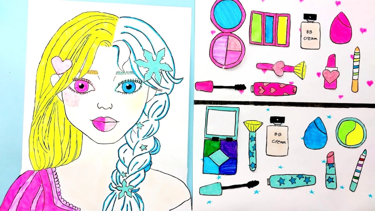 🌟Paper Diy🌟Makeup Wednesday With Paper Cosmetics | Satisfying Video ...