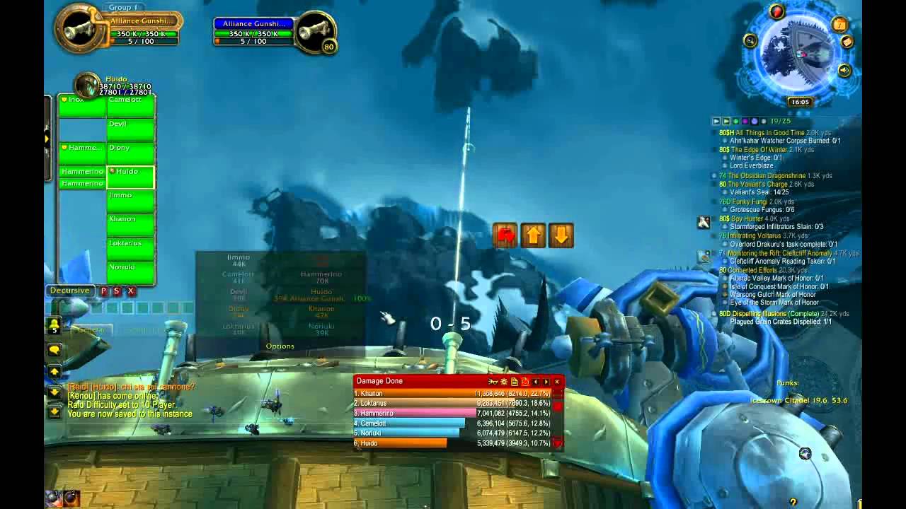 World of Warcraft: Gunship Battle [Heroic] (Chain: part 3) - YouTube